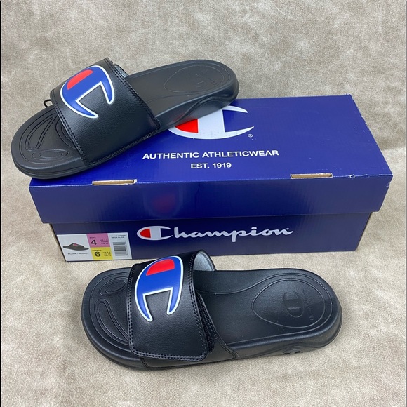 Champion | Shoes | New Mega Slide Champion Black Multiple Sizes ...